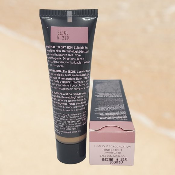 Mary Kay | Makeup | Beige N 2 Neutral Luminous 3d Foundation Normal To ...